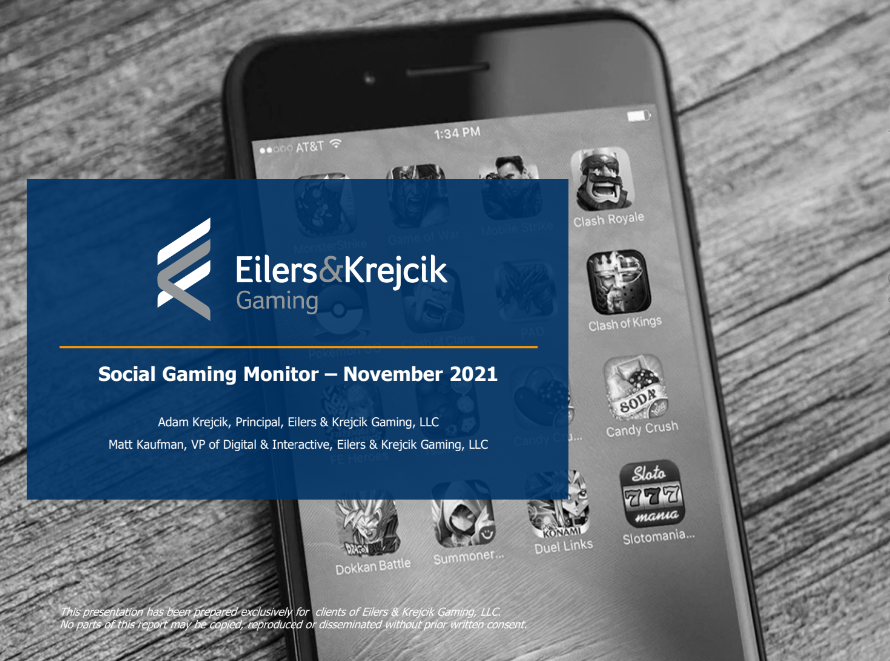 Social Gaming Monitor – November 2021 - Eilers & Krejcik Gaming