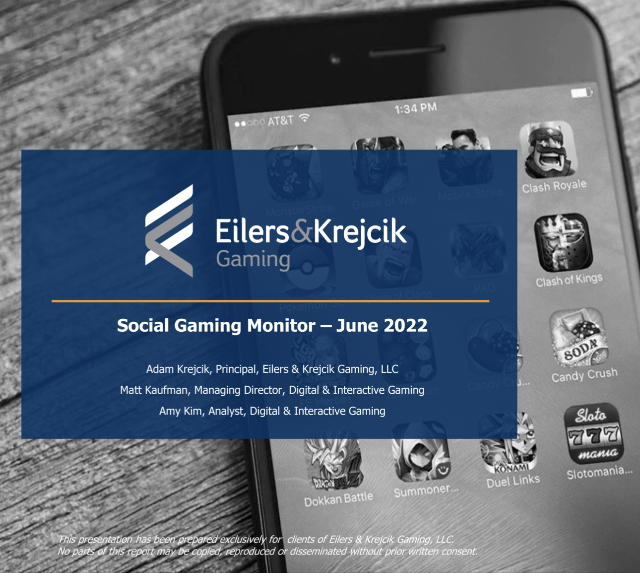 Social Gaming Monitor - June 2022 - Eilers & Krejcik Gaming