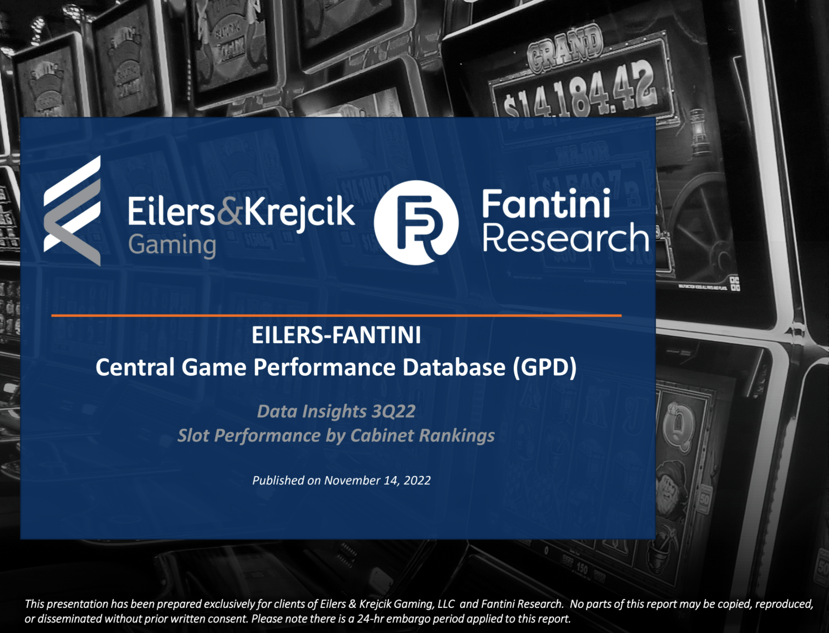 EILERS-FANTINI Data Insights Report - 3Q22 - Eilers & Krejcik Gaming