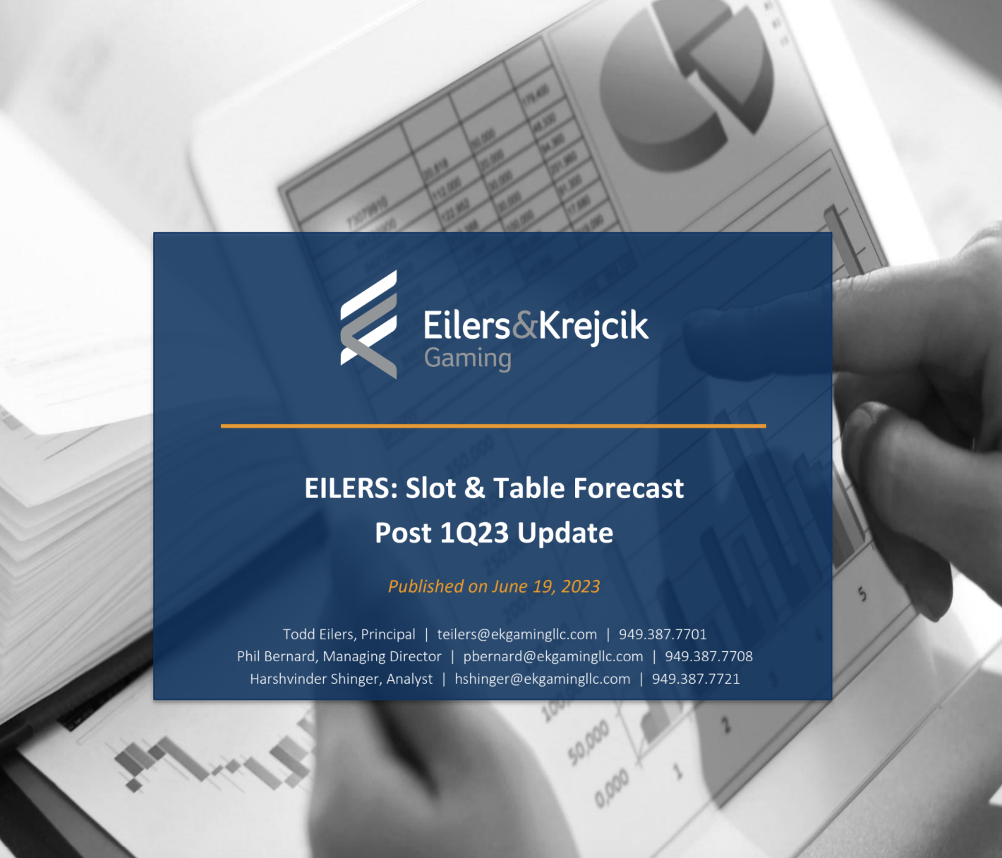 EILERS: Slot & Table Demand Forecast - Post 1Q23 - Eilers & Krejcik Gaming