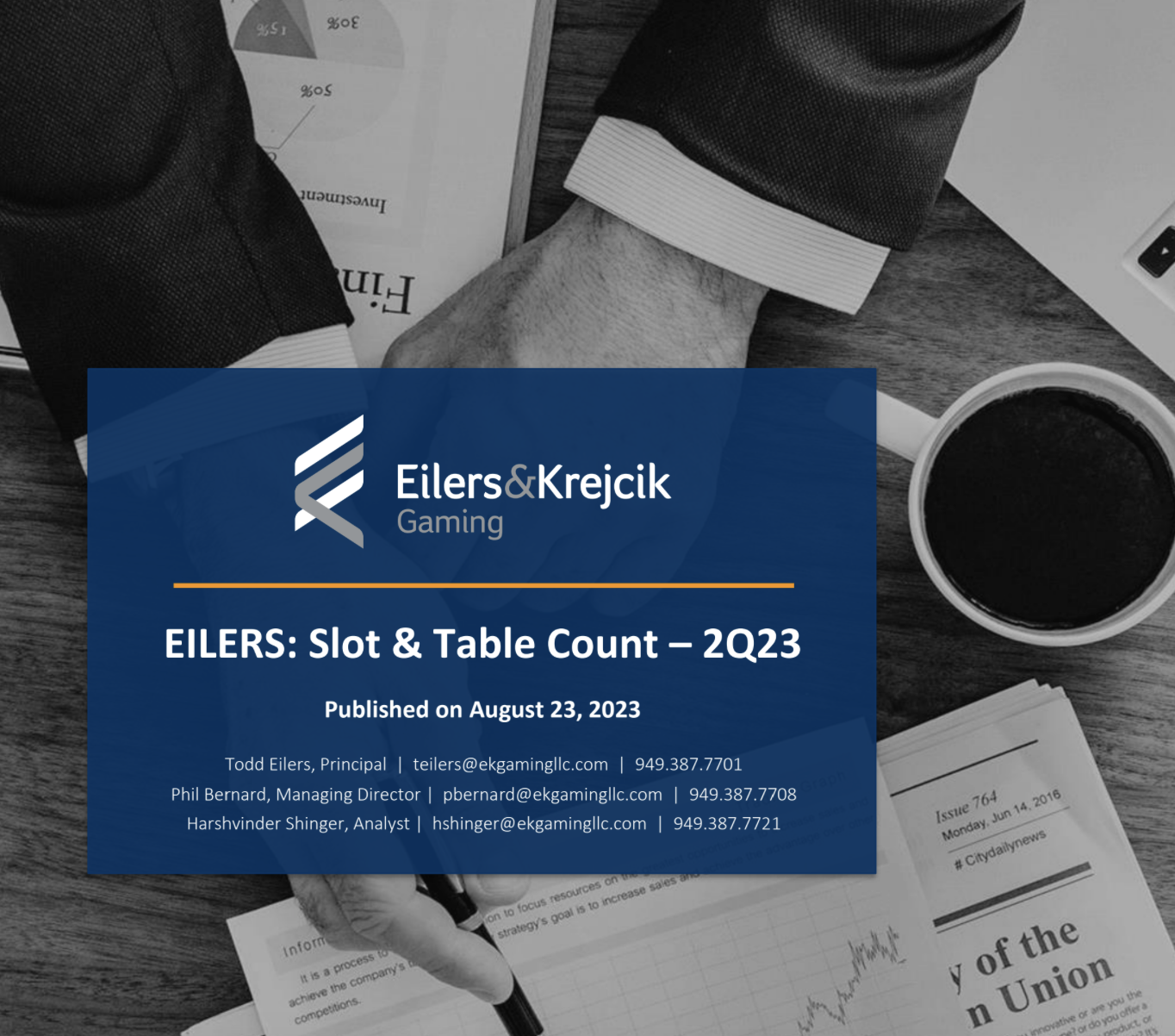 EILERS: Slot & Table Count - 2Q23 - Eilers & Krejcik Gaming