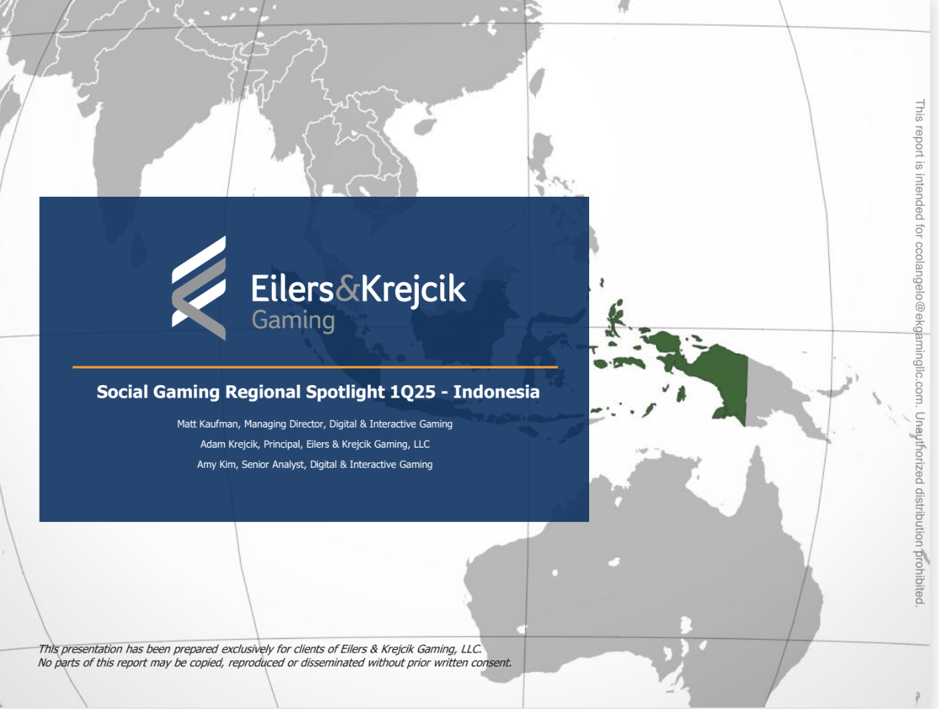 Social Gaming Regional Spotlight 1Q24 - Indonesia - Eilers & Krejcik Gaming